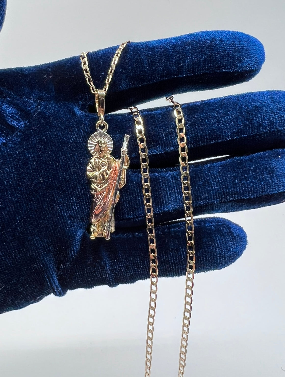 Small Tri Color San Judas – LaModaJewelry