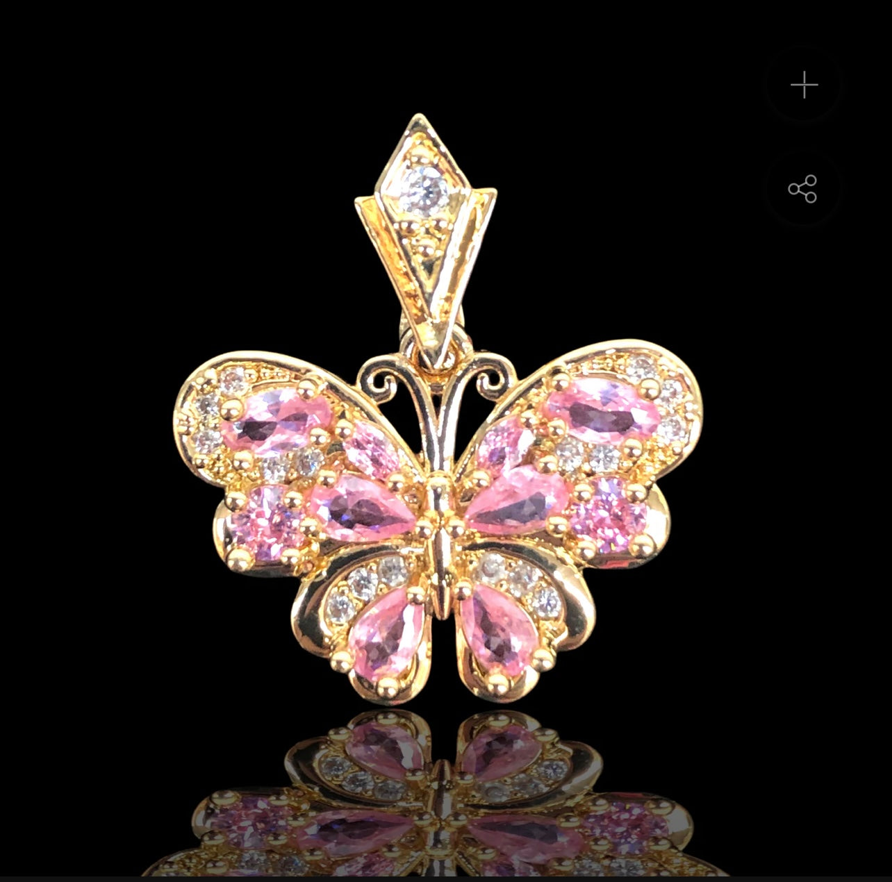 Fancy Pink Butterfly – LaModaJewelry